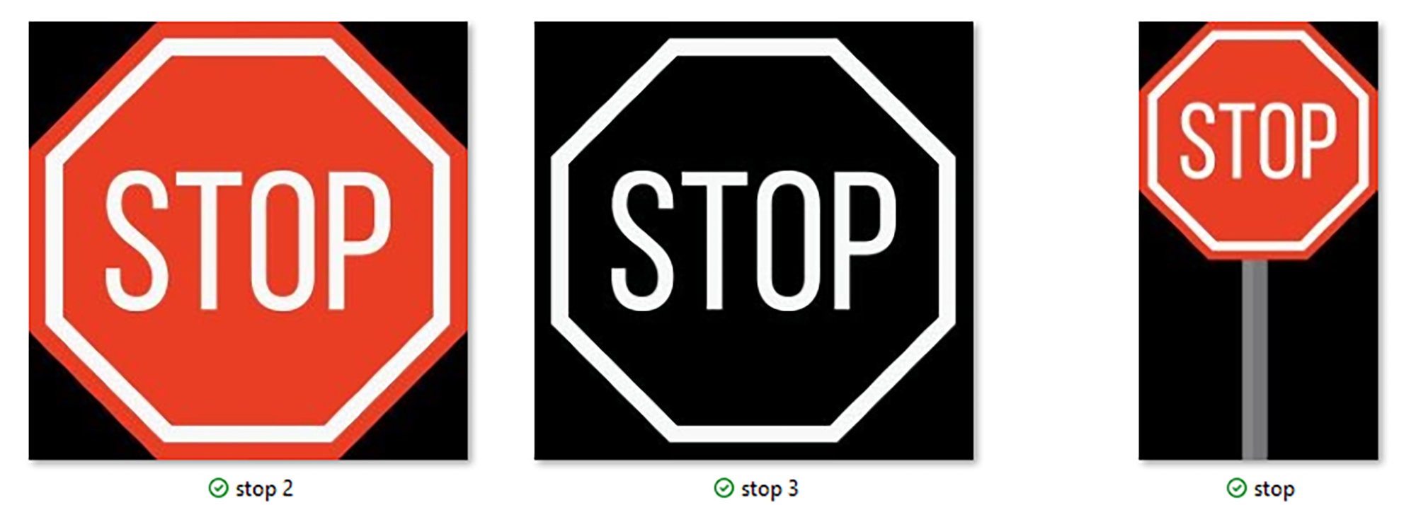 Stop Sign / Go Sign Bundle: Highway Font Graphics (digital Download) - Etsy