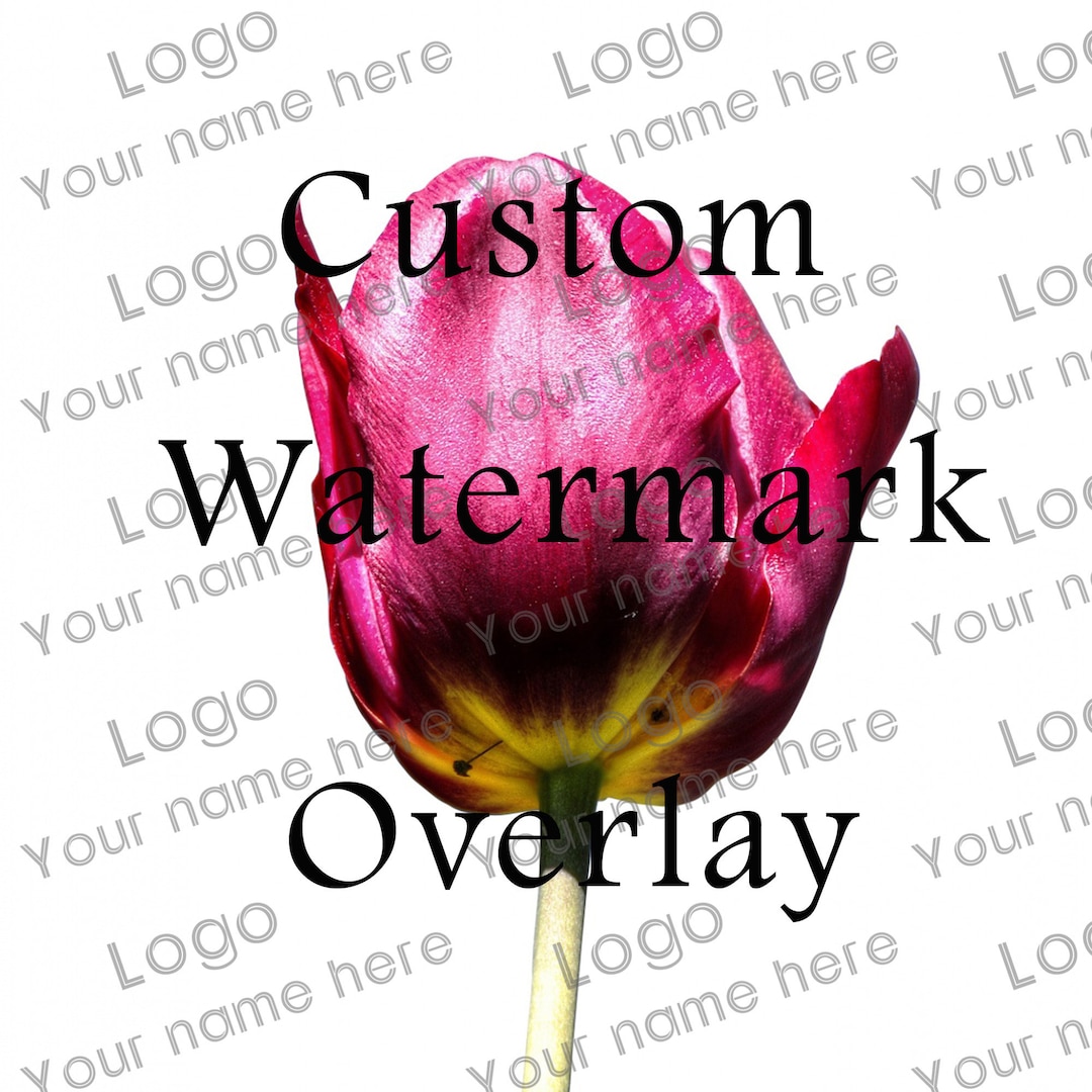 Customized Watermark Overlay PNG, / Personalized Watermark PNG, Company ...