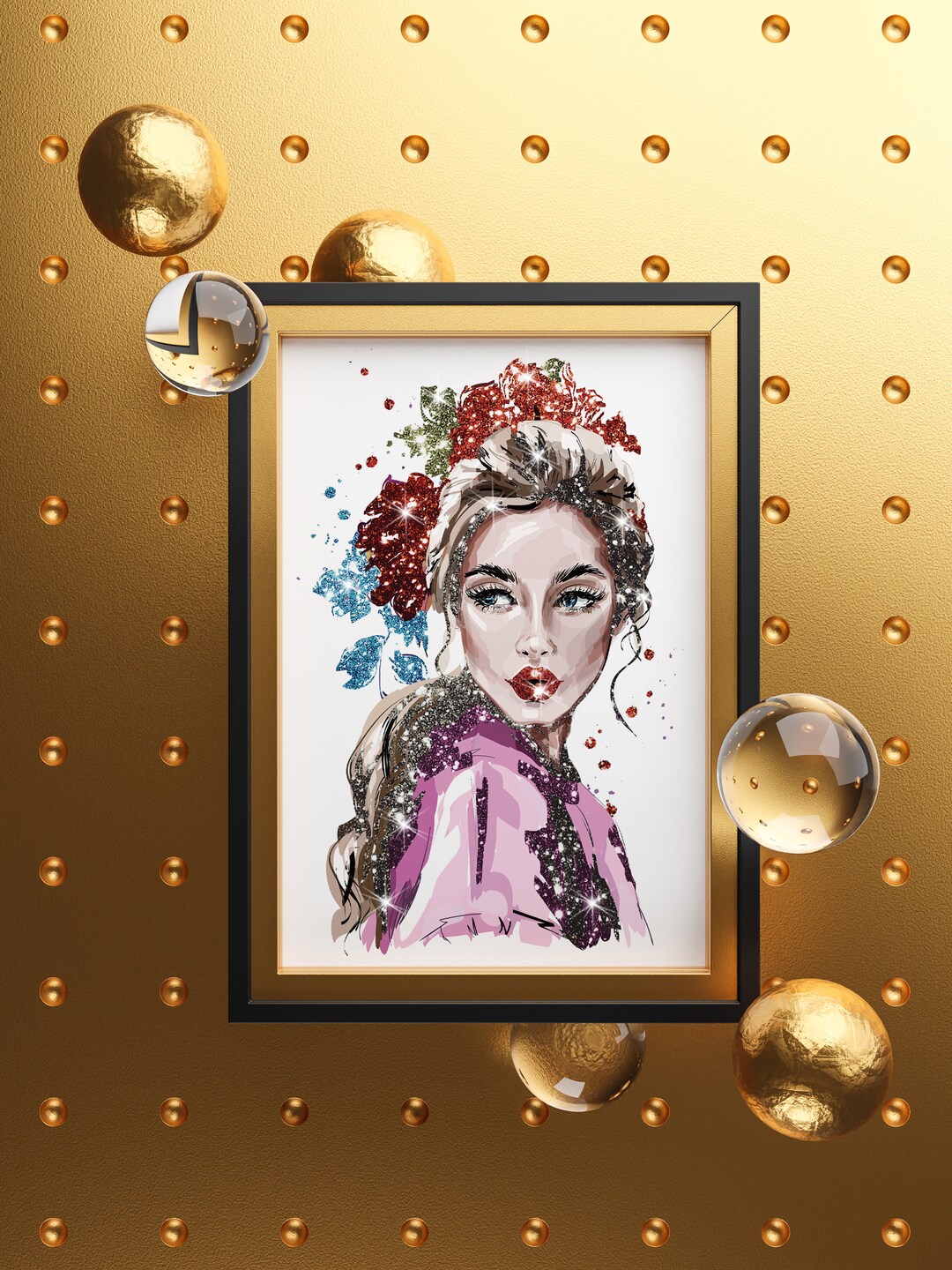 Bling Bling Glitter Textures Fashion Girl,fashion Illustration PNG ...