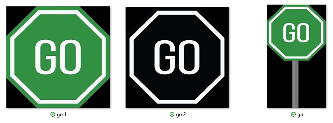 Stop Sign / Go Sign Bundle: Highway Font Graphics (digital Download) - Etsy