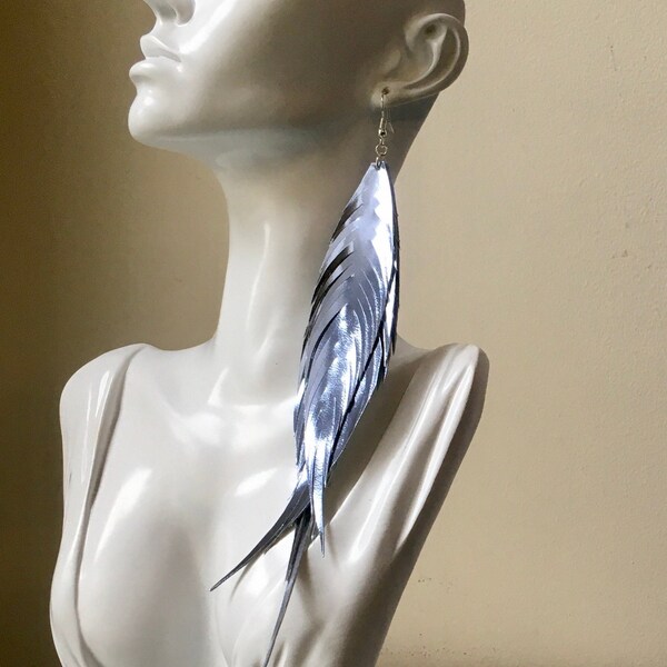 Metallic Feathers - Etsy