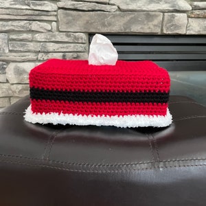 Santa Suit Tissue Box Cover, Christmas Decor - Etsy
