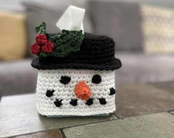 Snowman Tissue Cover - Etsy