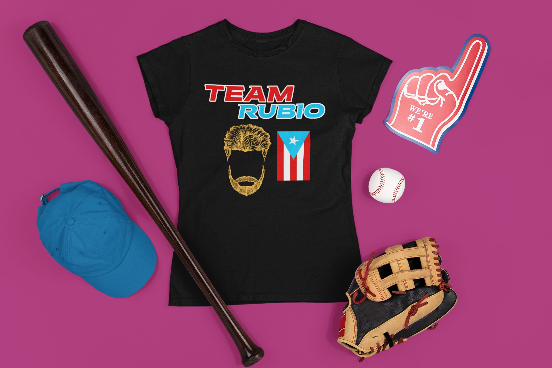 Baseball Team Rubio Los Nuestros T-shirts Equipo Nacional De Baisbol De ...