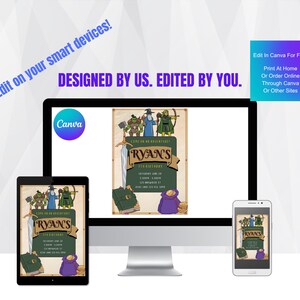 Adventure, RPG, Roleplaying Birthday Invitation, Template, Printable - Etsy