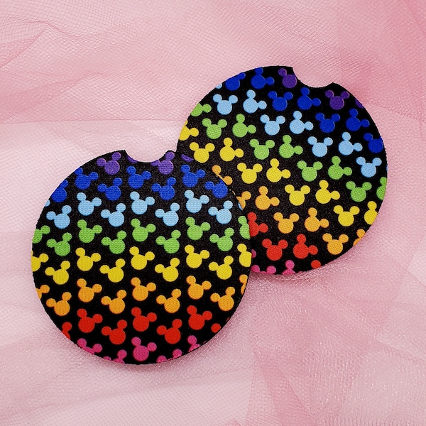 Mickey Mouse Car Coasters - Etsy