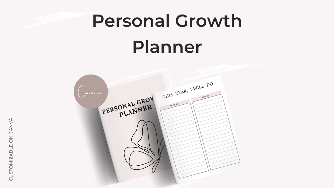 Personal Growth Planner | Unlock Your Potential | Self Development ...