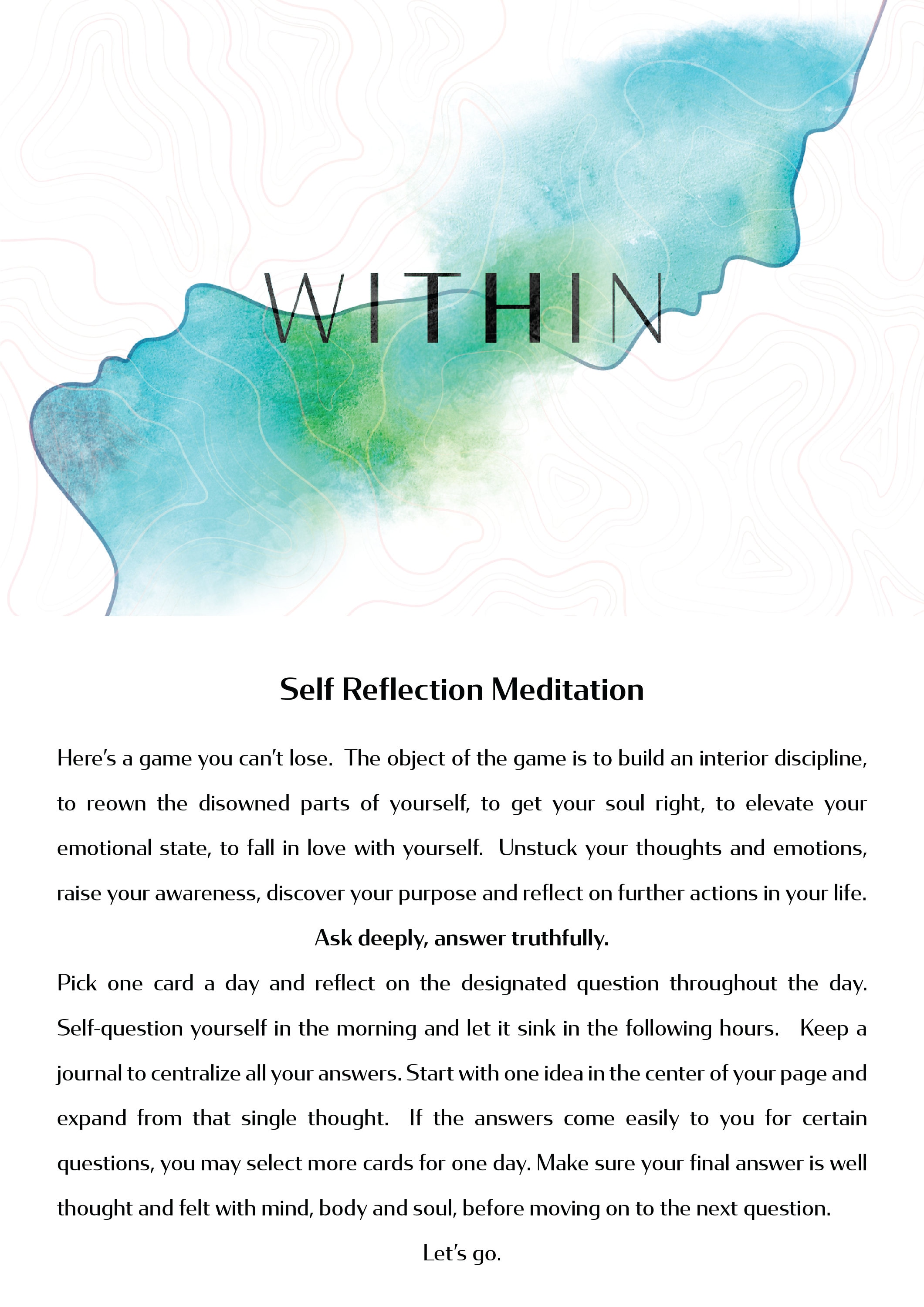 Therapy Cards Journal Prompts Self-discovery Journey Self-reflection ...