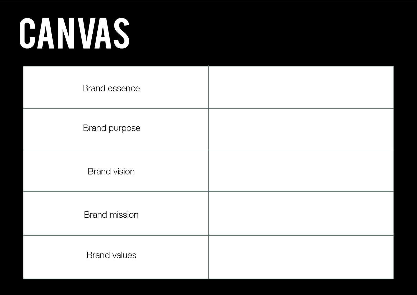 Brand Foundation Workbook | Strategy Template Download | Discovery ...