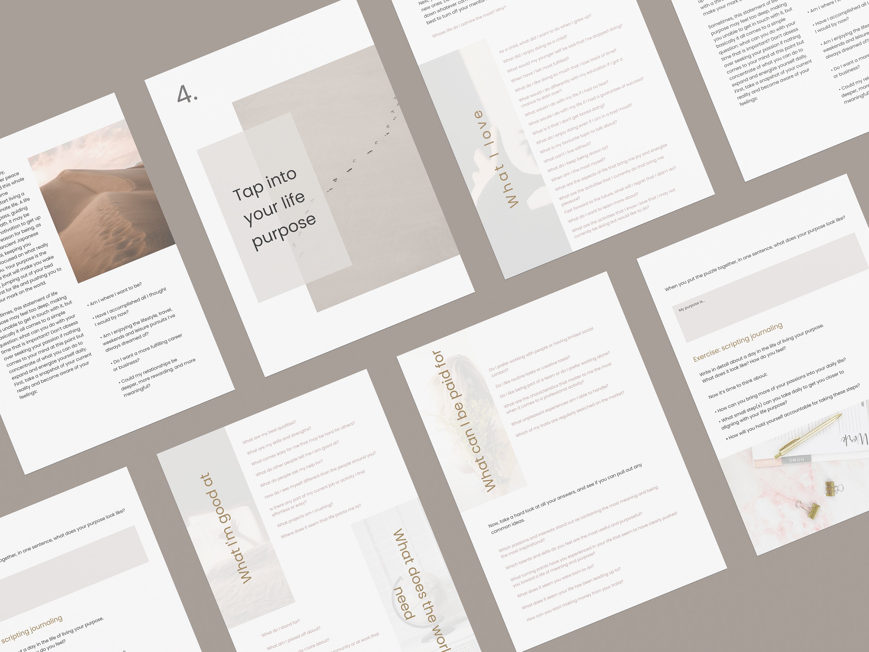 Discover Your Purpose Workbook | Find Your Mission & Passion | Self ...