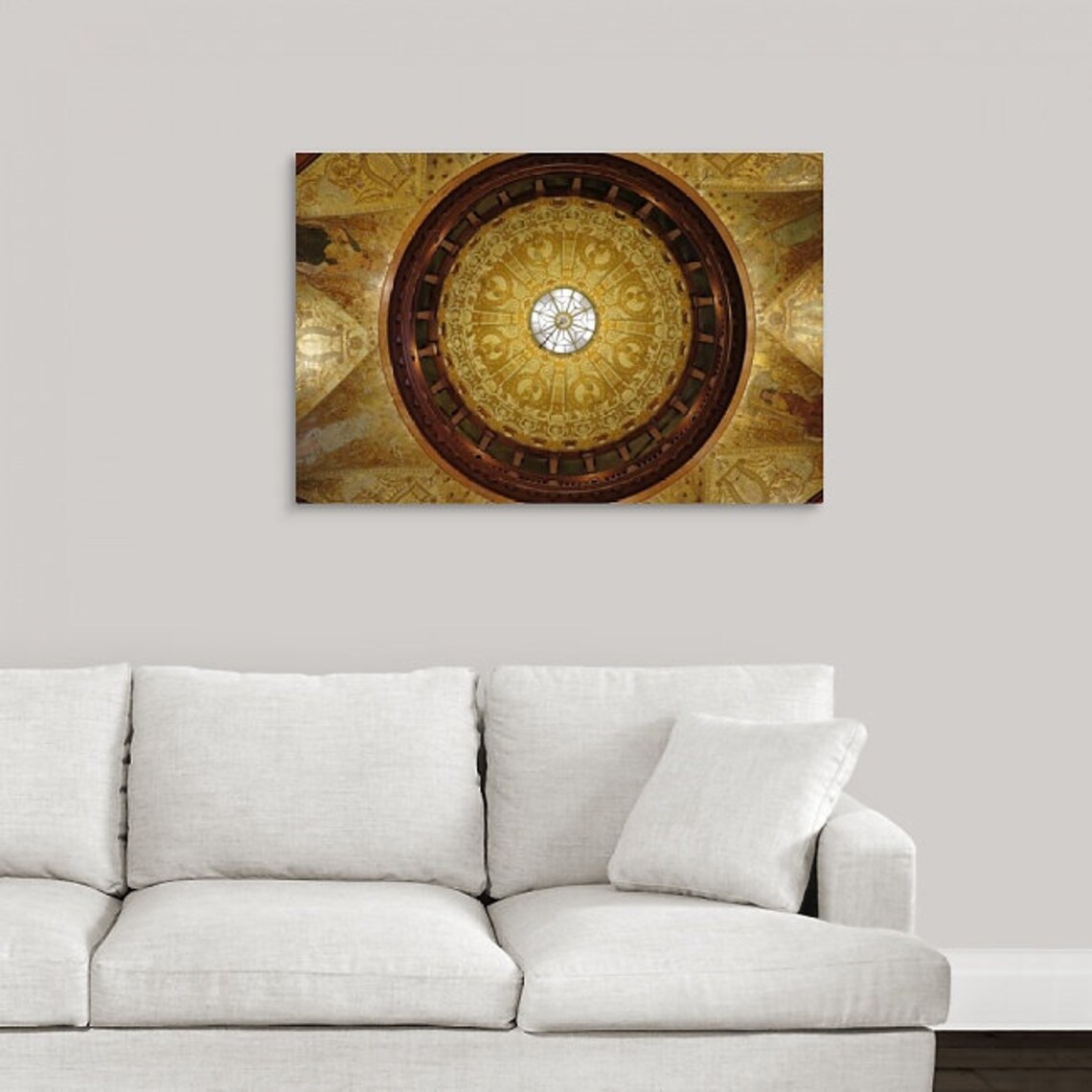 Gold Abstract Photograph Print Flagler College Canvas St. - Etsy