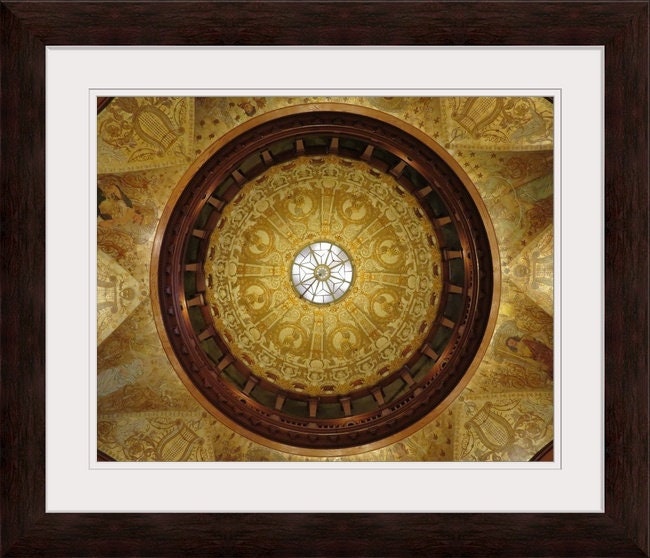 Gold Abstract Photograph Print, Flagler College, Canvas, St. Augustine ...