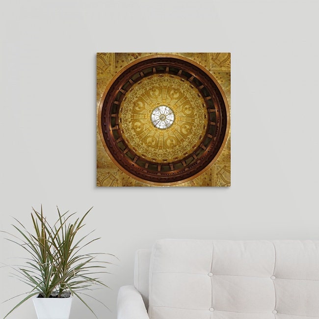 Gold Abstract Photograph Print, Flagler College, Canvas, St. Augustine ...