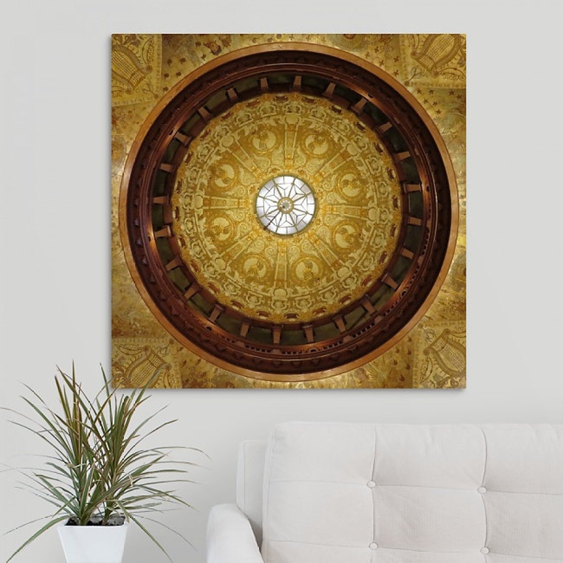 Gold Abstract Photograph Print, Flagler College, Canvas, St. Augustine ...