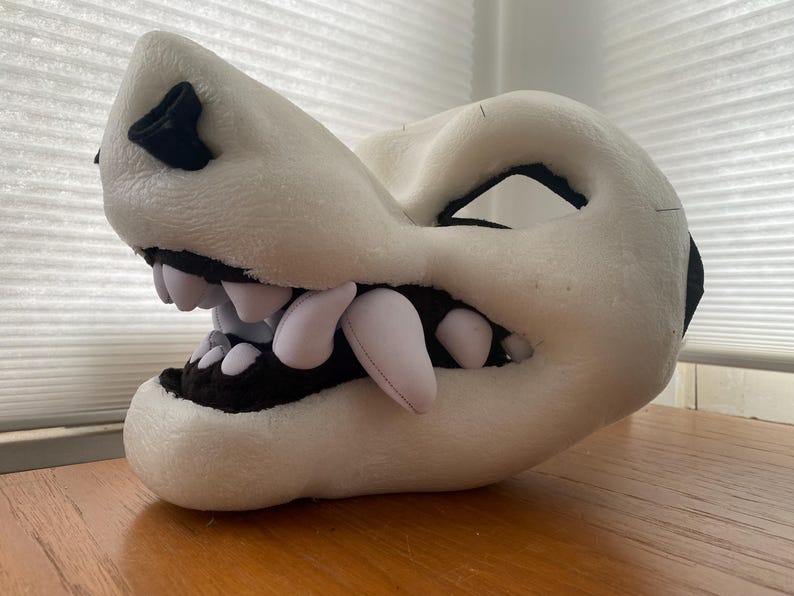 Plush Fursuit Jawset Pattern Teeth Furry Jaw PDF Pattern Beginner ...