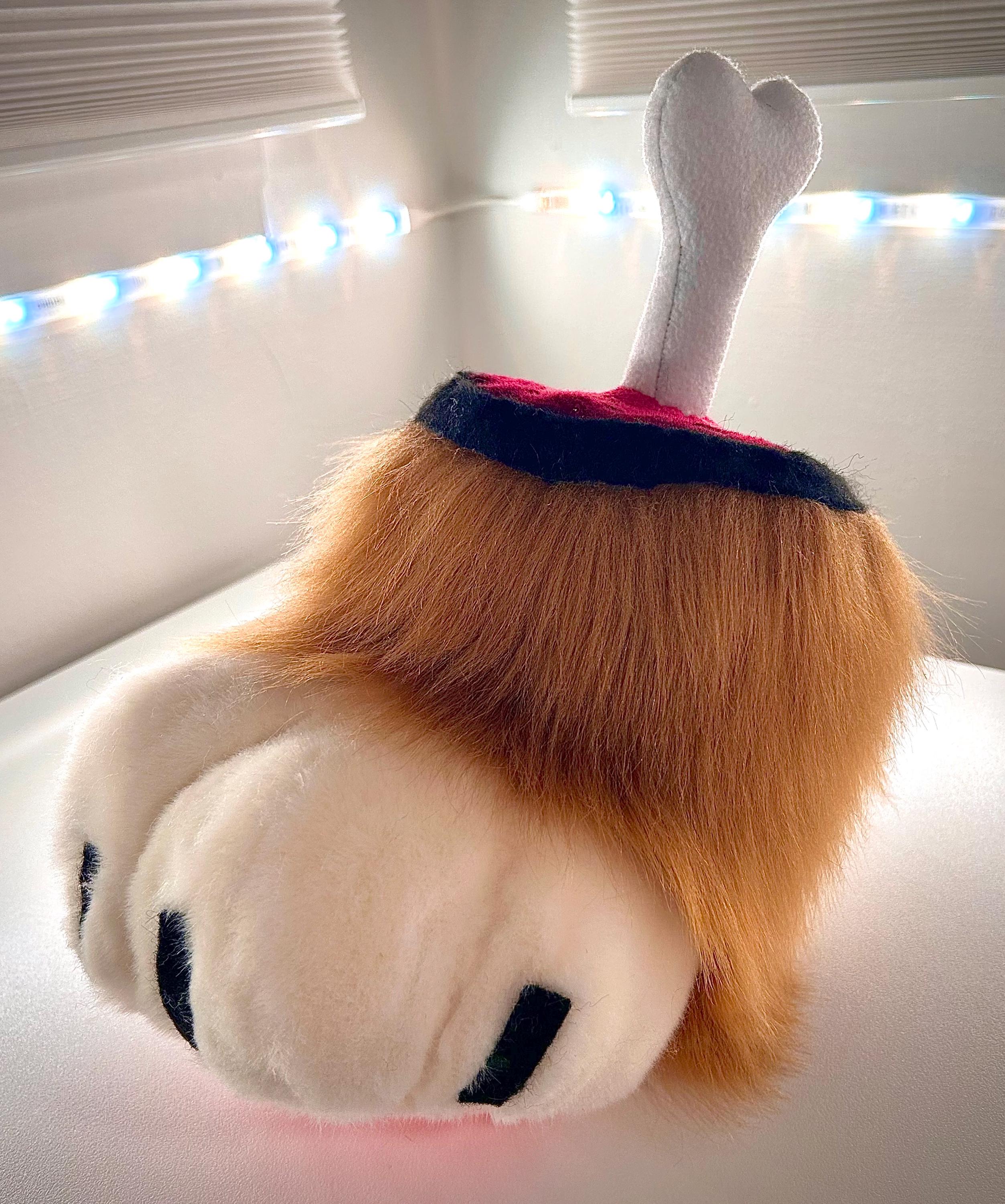Custom Feetpaw Plushie Handmade Small Fluffy Pet Toy Fursona Paw ...