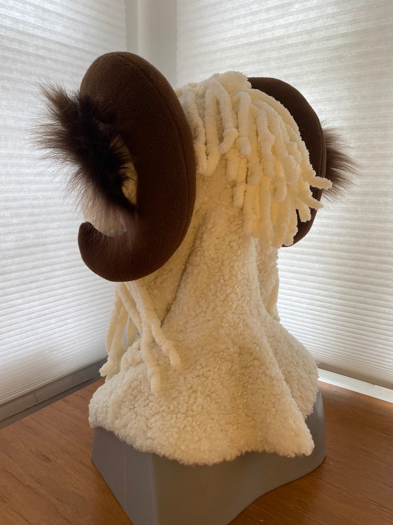 Sheep Fursuit Head Ram Partial Furry - Etsy Australia