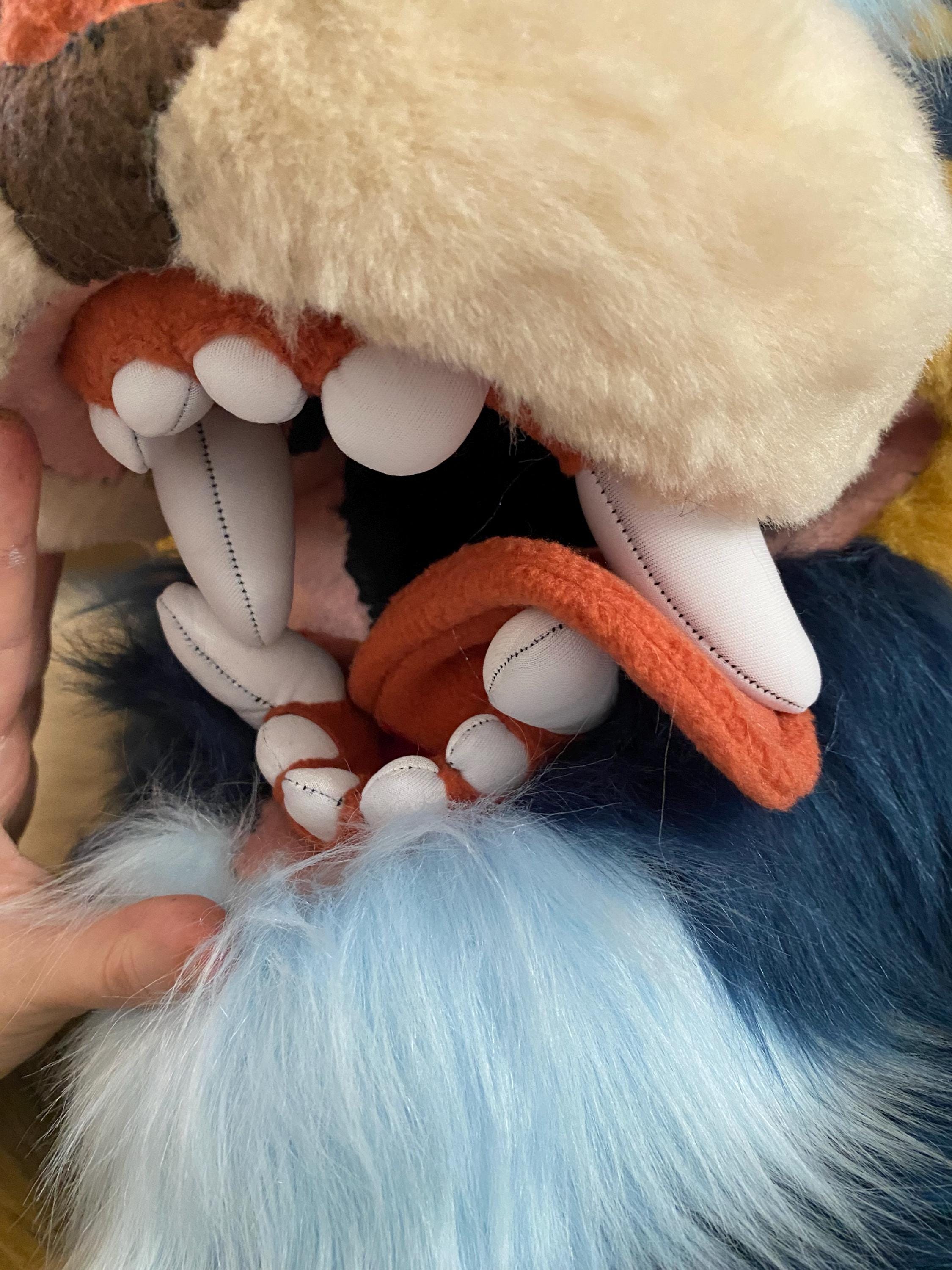 Plush Fursuit Jawset Pattern Teeth Furry Jaw PDF Pattern Beginner ...