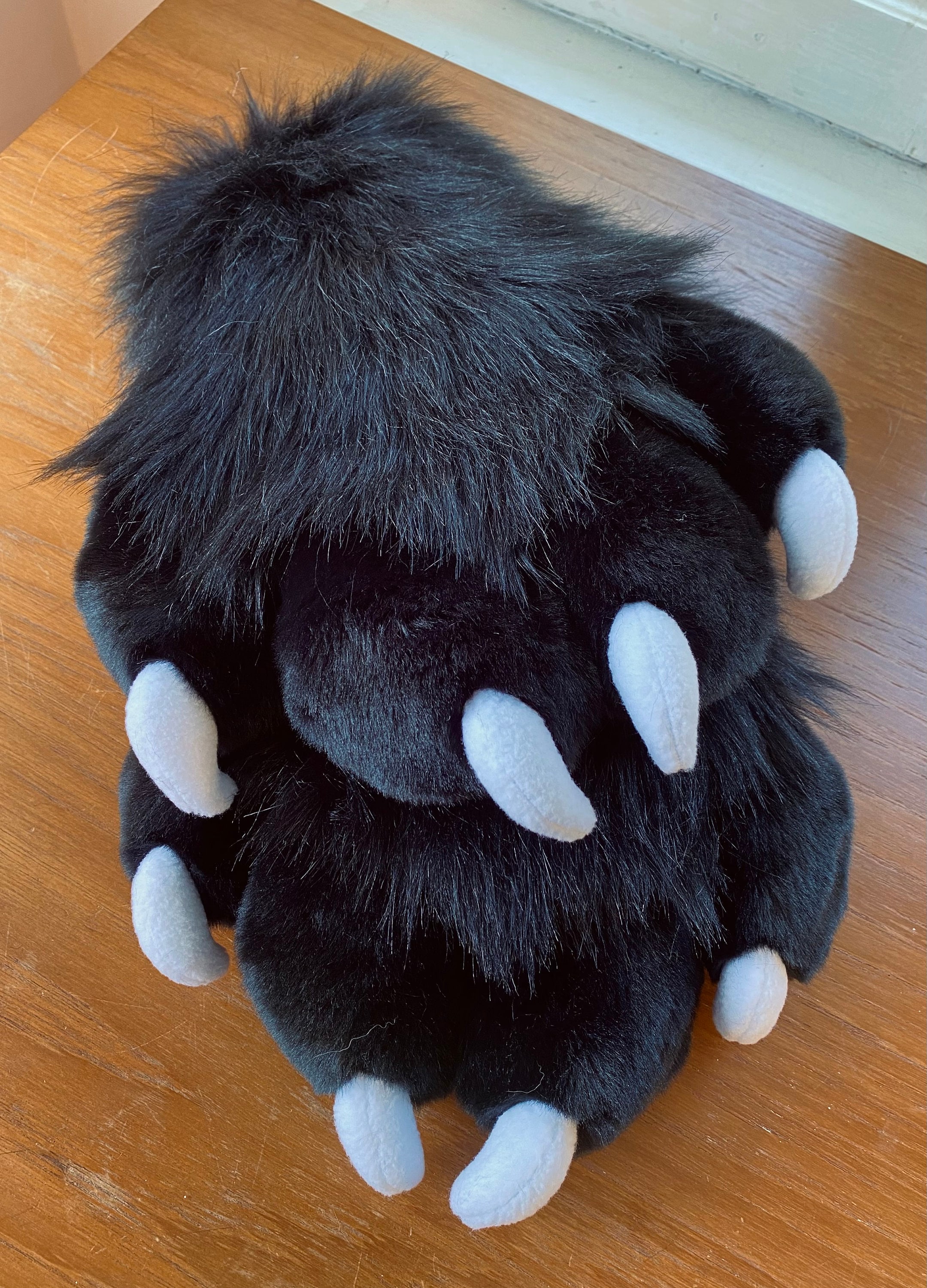 Black Puffy Paws Fursuit Paws Furry - Etsy