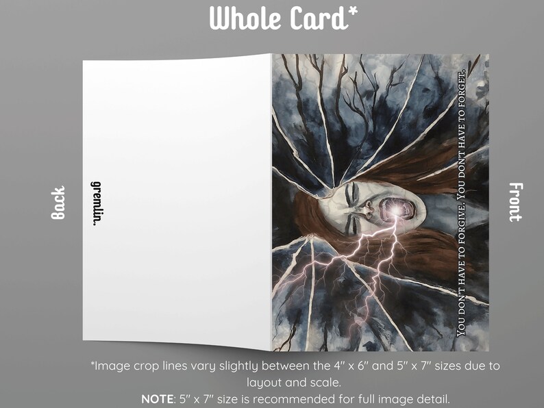 Anger Rage Printable Card Printable Anger Rage 4x6 & 5x7 Cards W ...