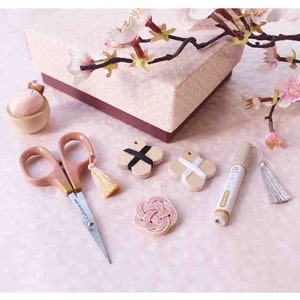 Cohana Sewing Set Small Sakura Haibara - Japanese Pink Gift Set for ...