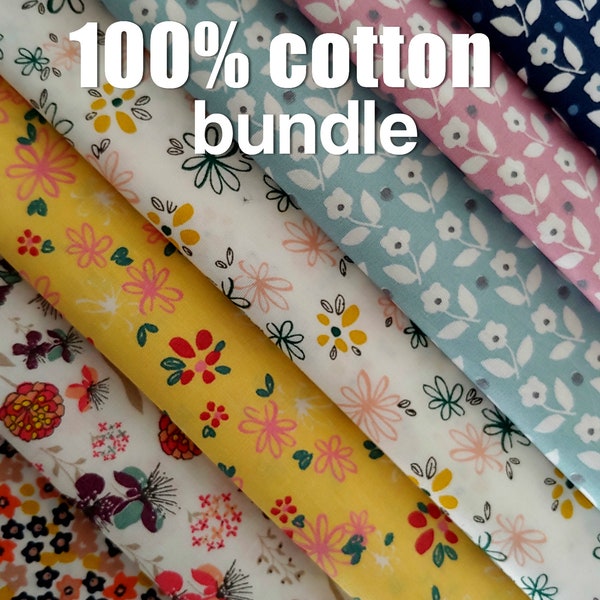 Cotton Fabric Bundles - Etsy