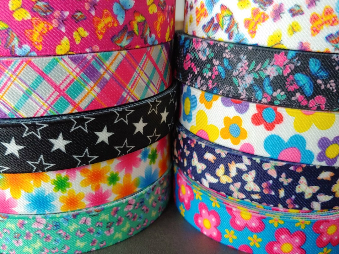 25 Mm Elastic With Print - Elastic Stretch Band - Etsy