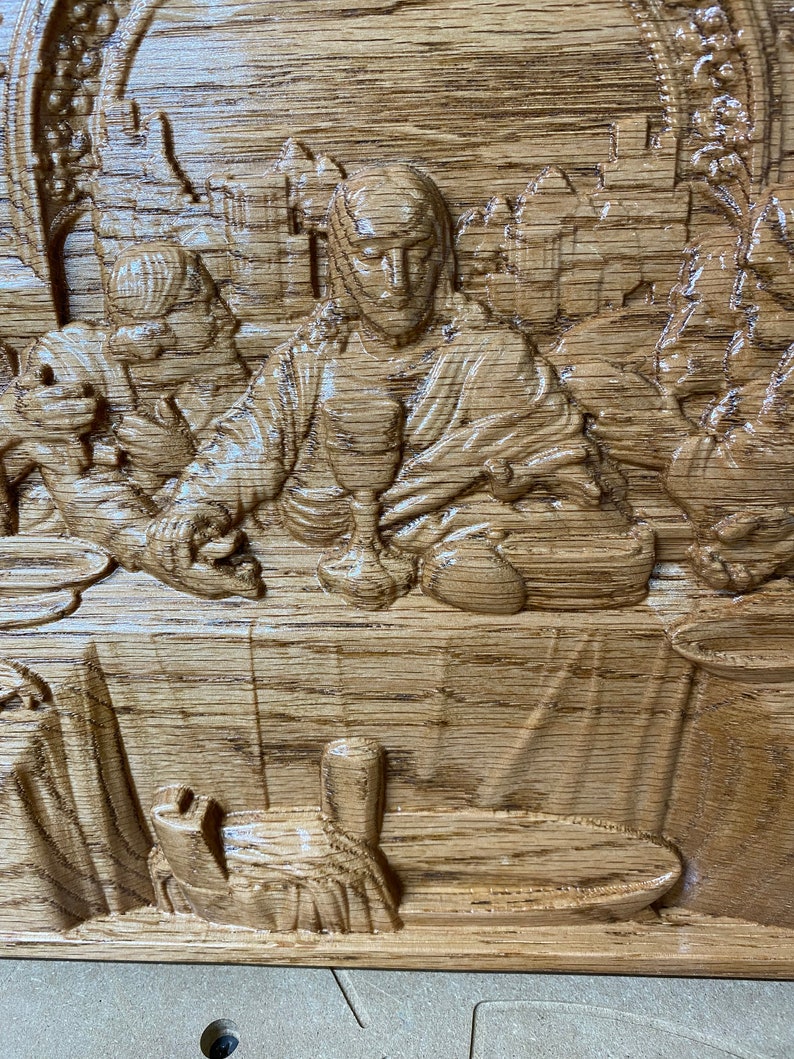 3D Carved Last Supper - Etsy