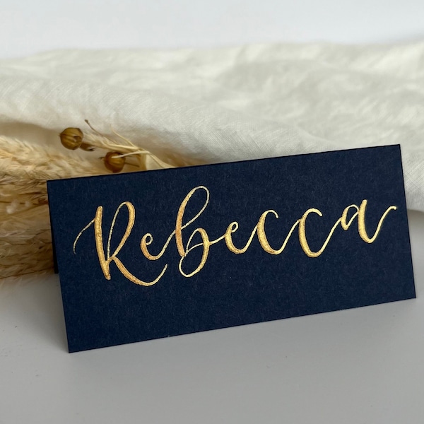 Blue Place Cards - Etsy