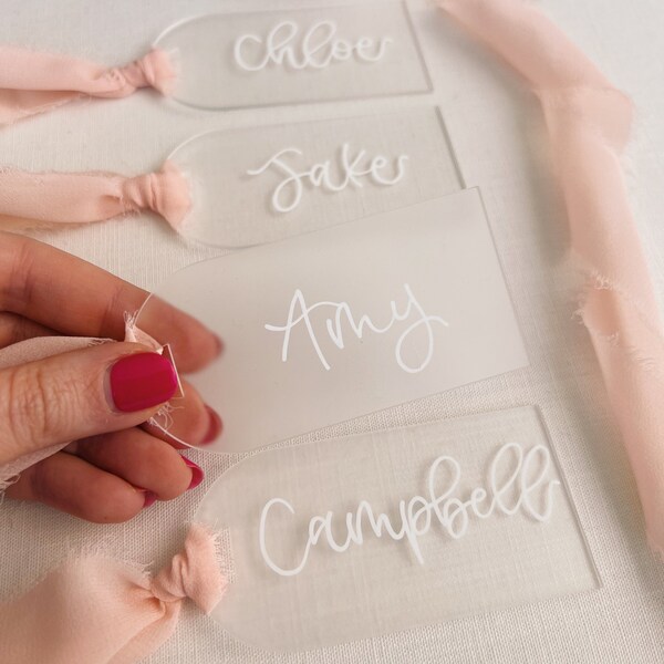 Wedding Name Tags - Etsy