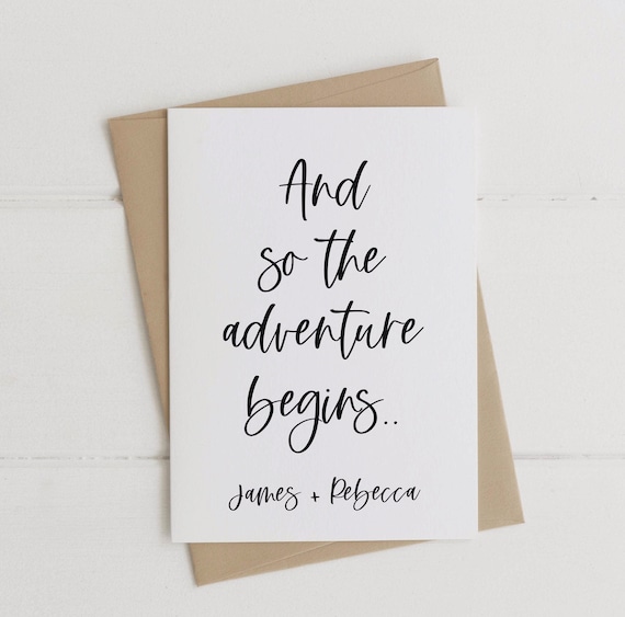 Personalised Engagement Card / Personalised Card / | Etsy