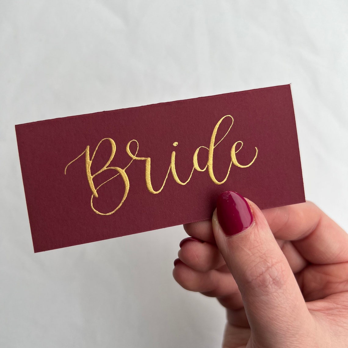 Wedding Place Cards / Handwritten Wedding Calligraphy Place | Etsy