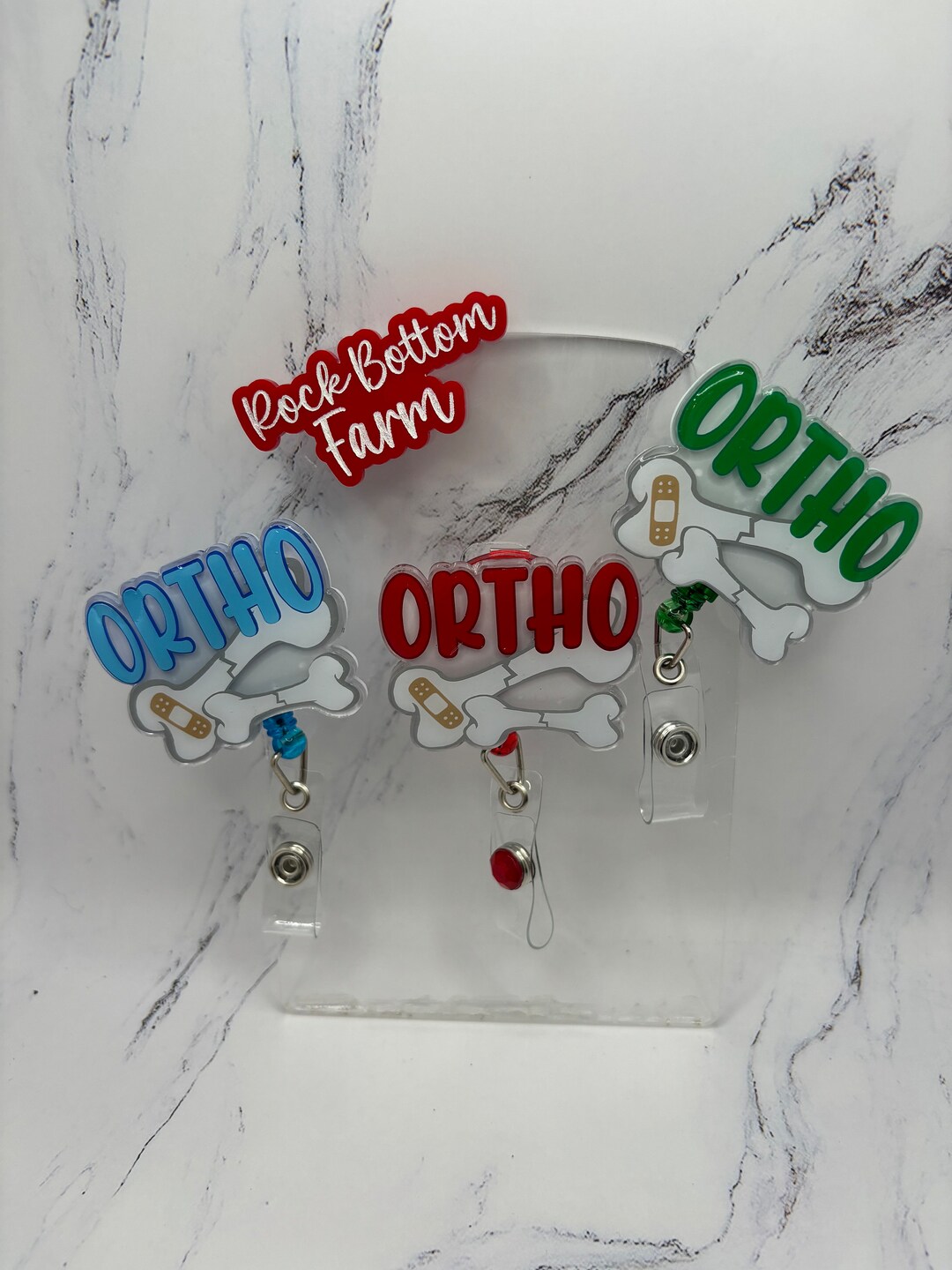 Ortho Bones - Badge Reel - Etsy