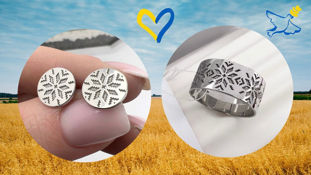 Ukraine Embroidered Ring,ukraine Vishivanka Jewelry,ukraine Ring ...