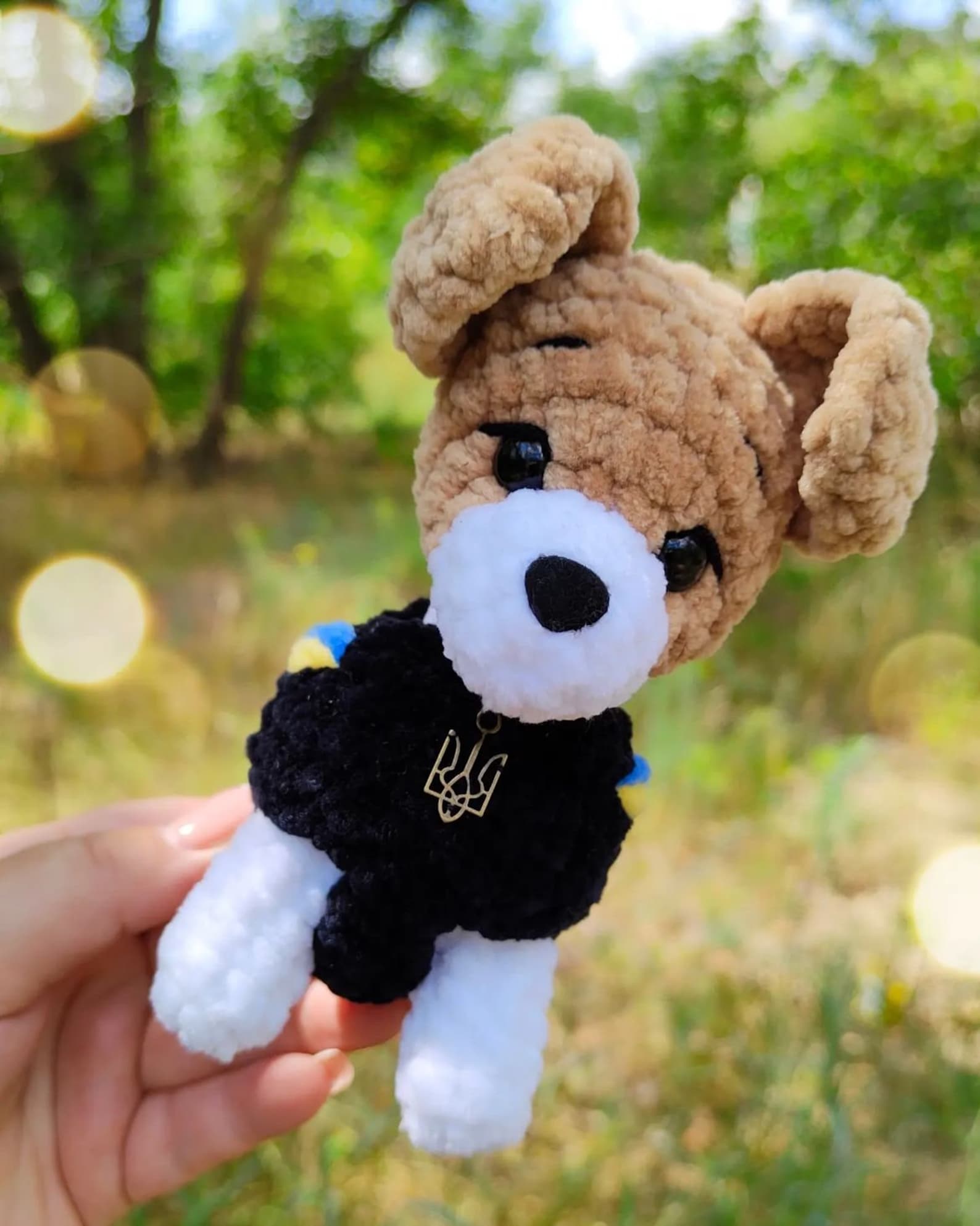Crochet Handmade Ukraine Dog Patron,crochet Ukraine Toy,made in Ukraine ...