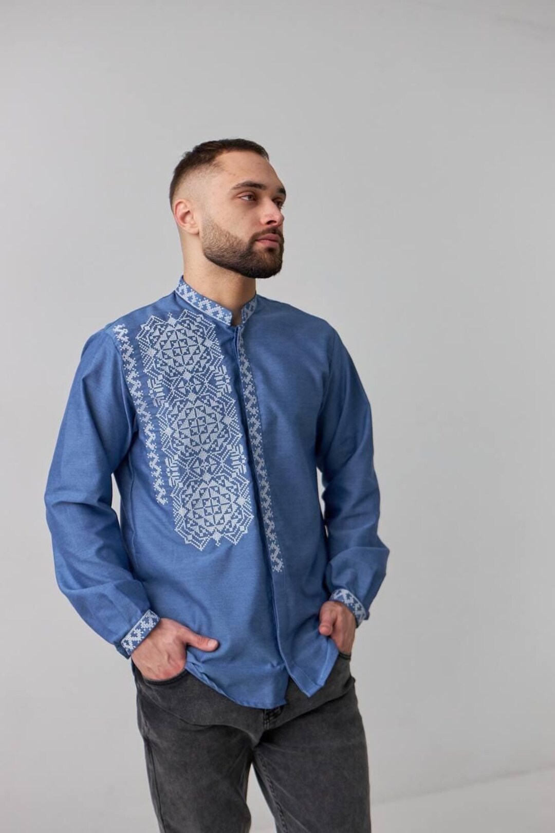 Ukrainian Embroidered Men Vishivanka,men’s T-shirt,ukraine Men’s ...