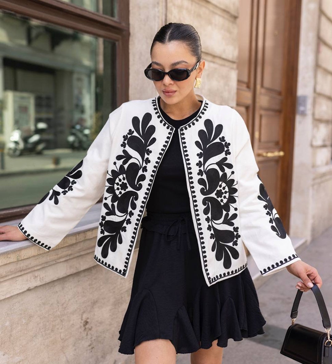 Ukrainian Embroidery,ukrainian Jacket,embroidered Jacket,national ...