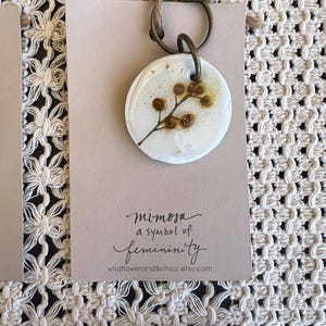 Handmade Gift With Pressed Flowers | Floral Key Ring | Gift for New ...