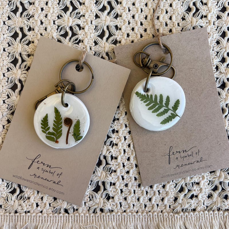 Nature Keychain - Etsy