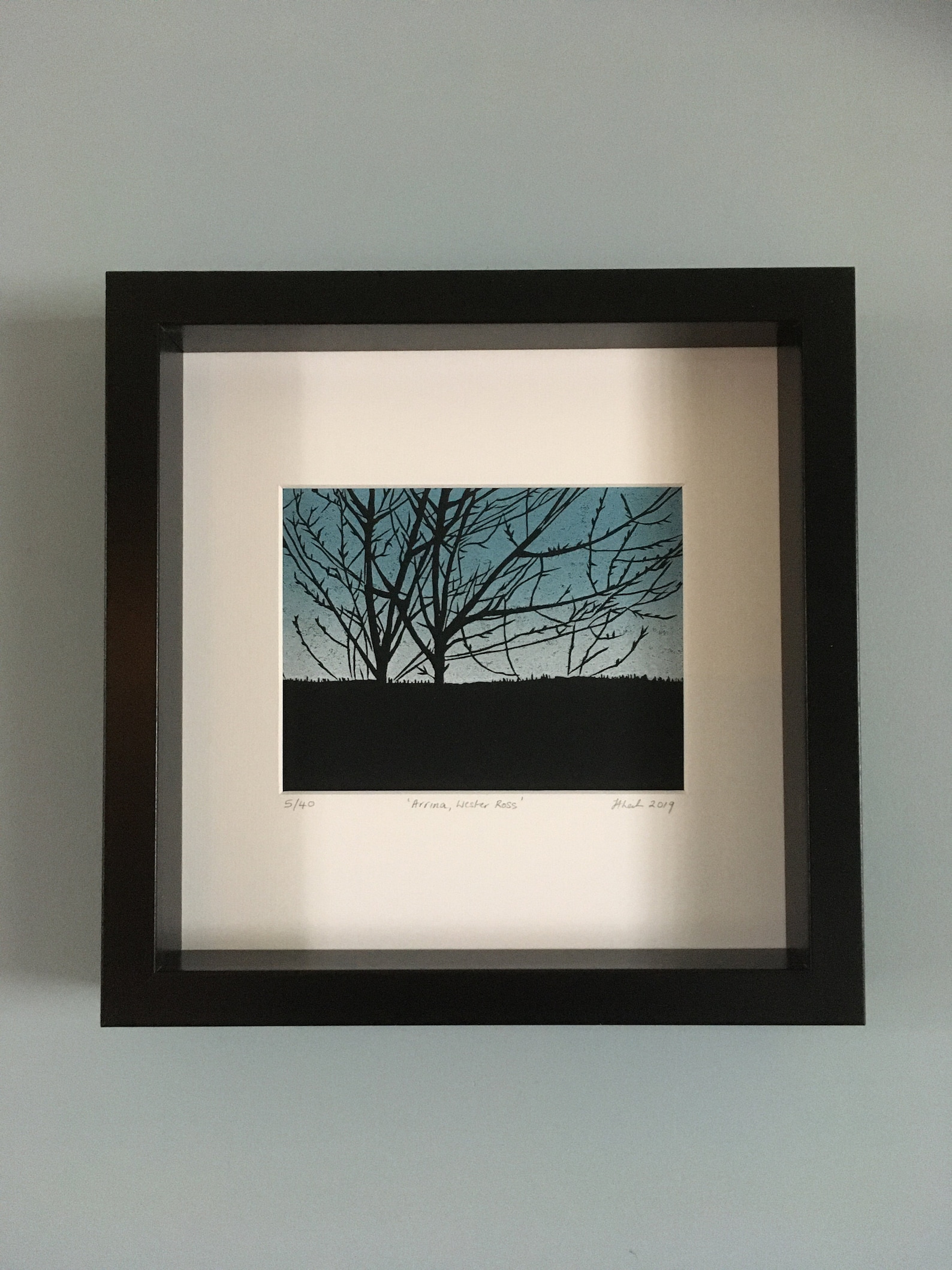 Original Limited Edition Lino Print, Scottish Landscape, Linocut Art ...