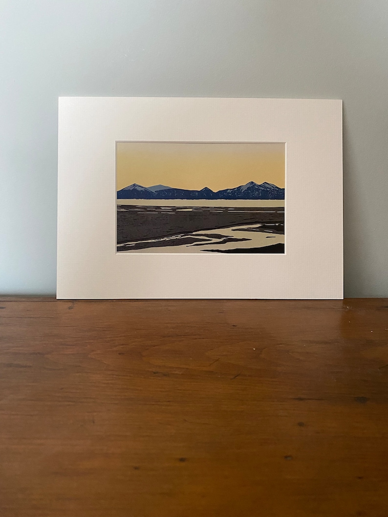 Lino Art Lino Print Linocut Art Art Landscape Print - Etsy