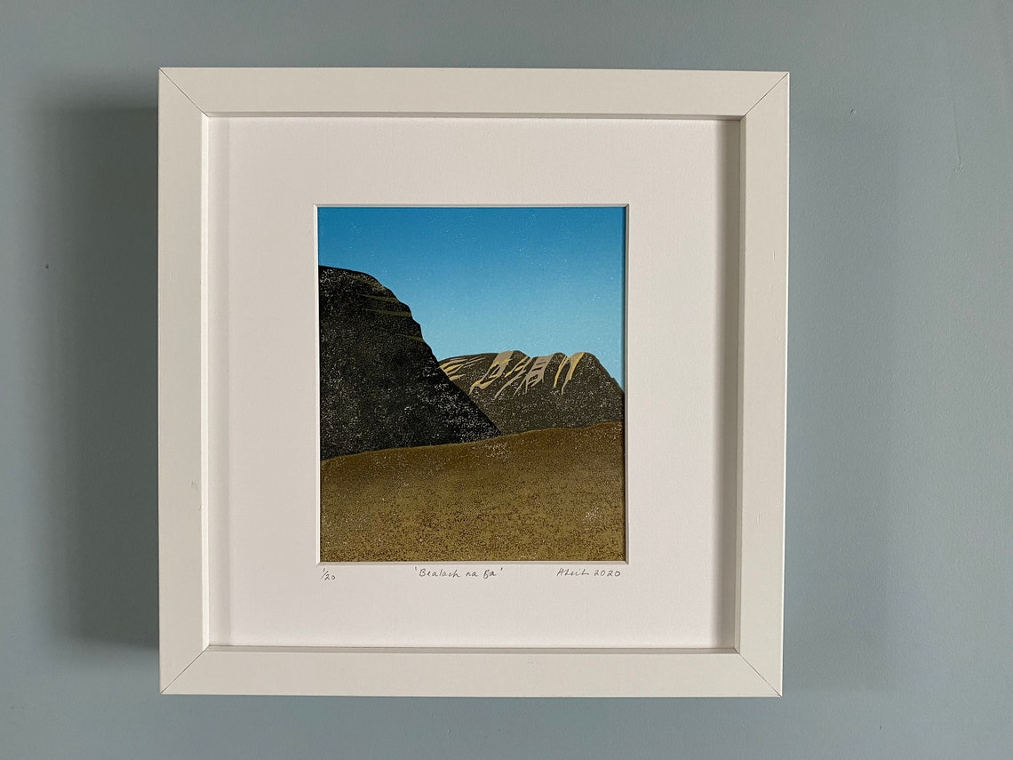 Original Limited Edition Lino Print Lino Print Scottish - Etsy UK