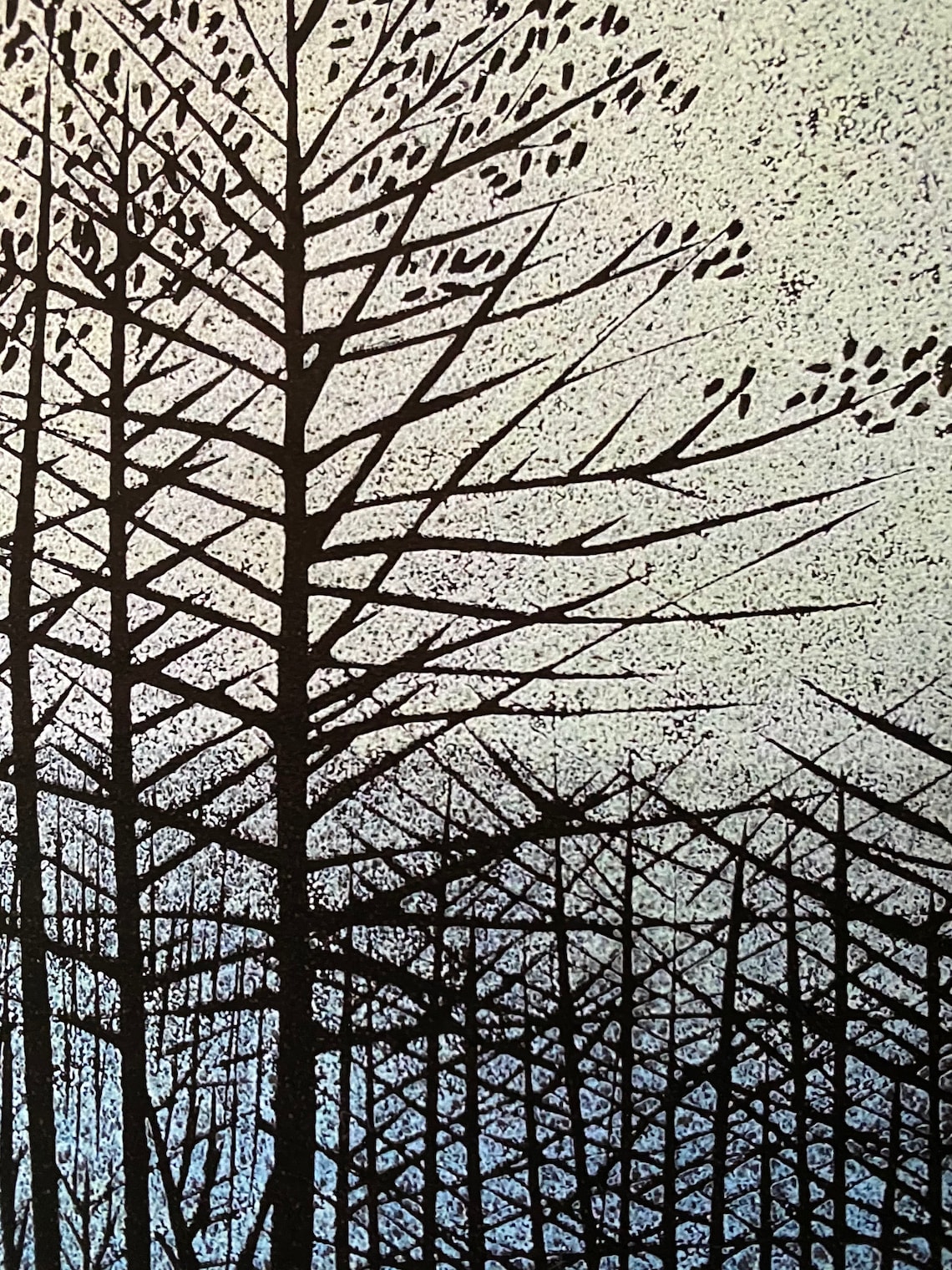 Lino Art Lino Print Linocut Art Landscape Print Highlands - Etsy UK