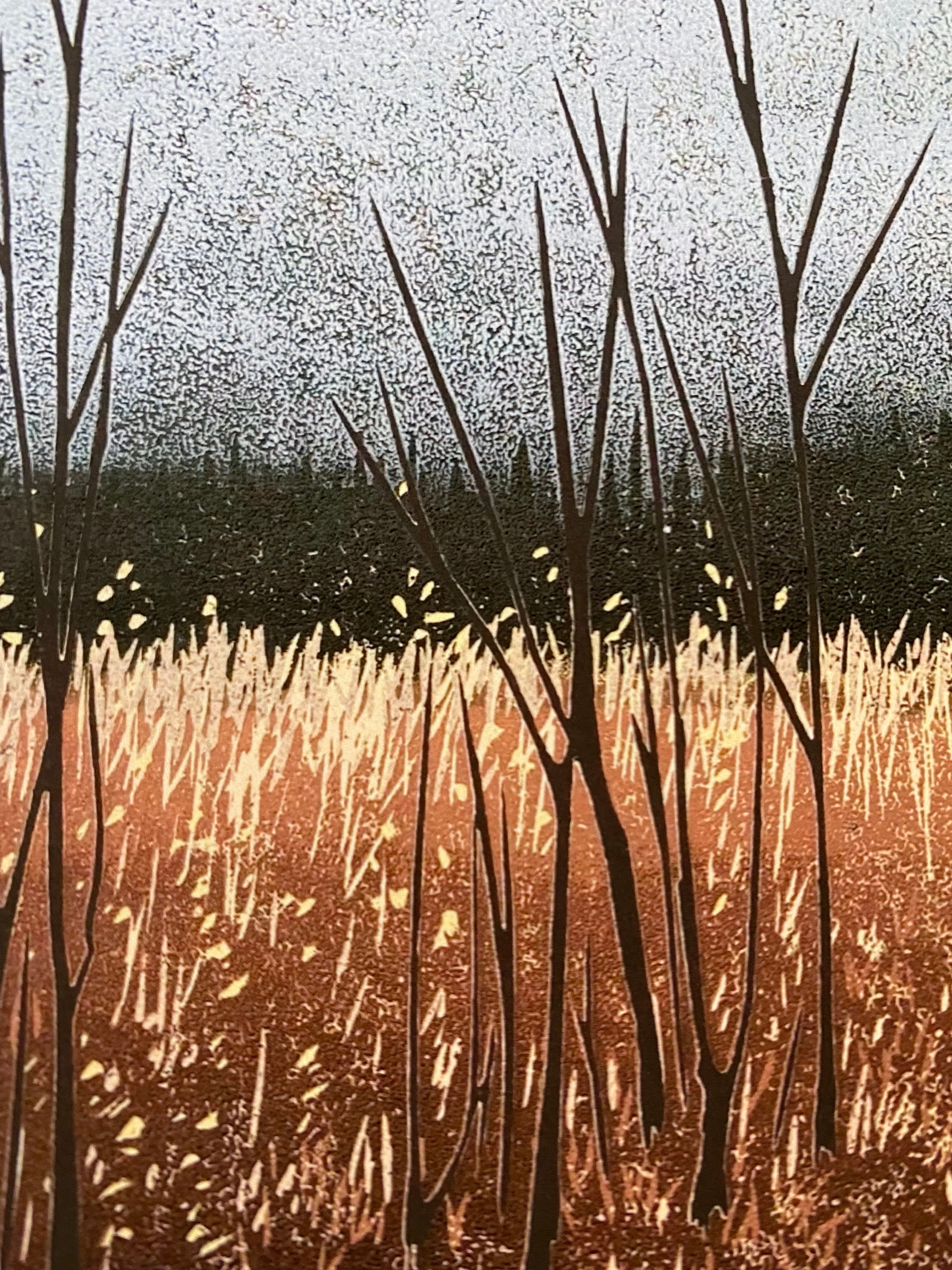 Lino Art Lino Print Linocut Art Art Landscape Print - Etsy