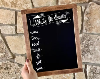 Dinner Menu Board | Etsy