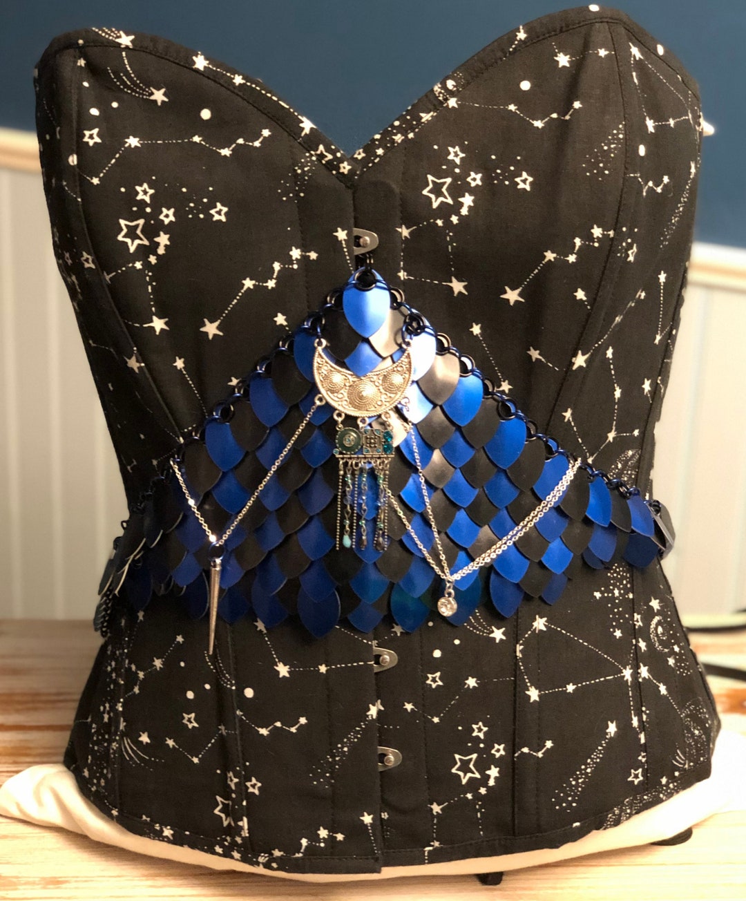 Dragonscale & Chainmaille Corset Shield - Etsy