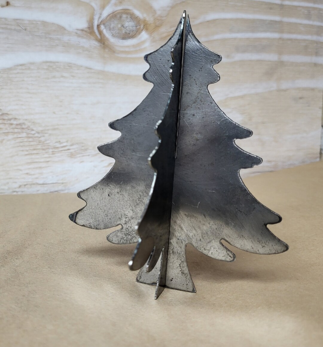 Decorative Metal Christmas Tree-holiday Decor-mantel Decorations - Etsy