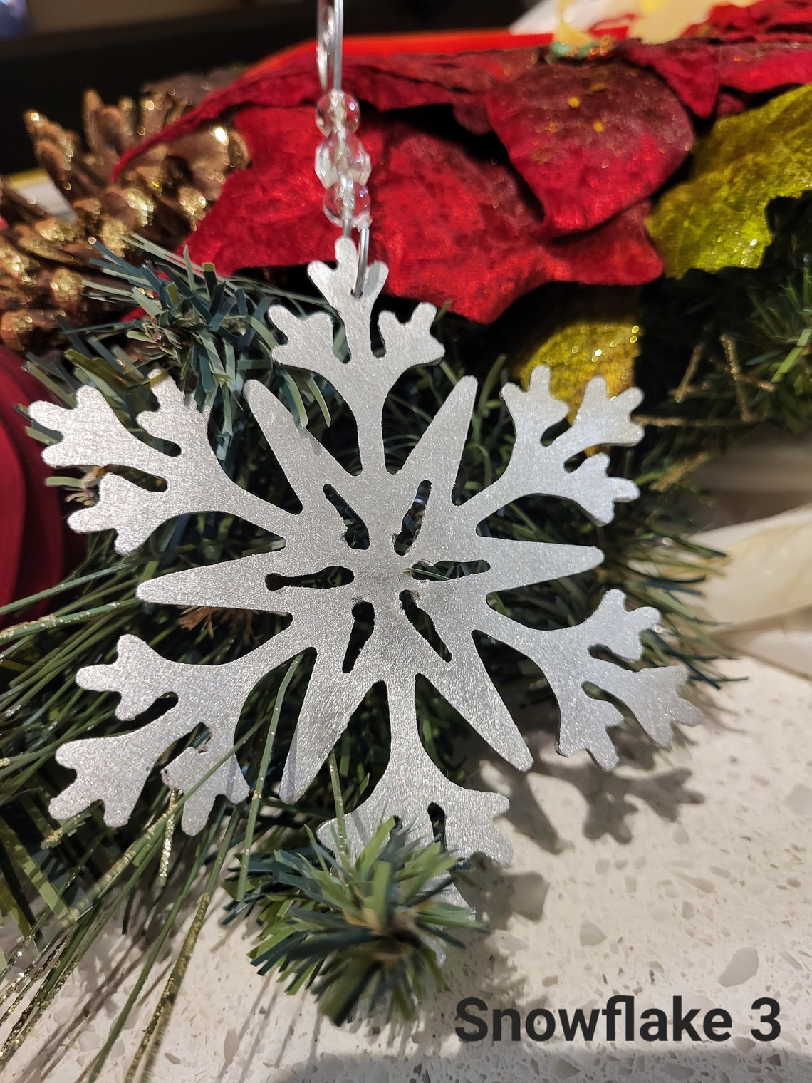 Snowflake Ornament- Holiday Decor- Tree Decor-christmas Ornamanet - Etsy