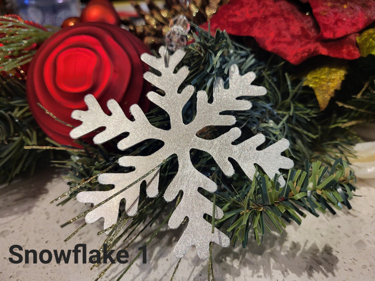 Snowflake Ornament- Holiday Decor- Tree Decor-christmas Ornamanet - Etsy