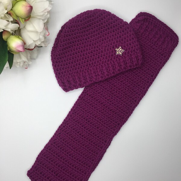 Hat and Scarf - Etsy